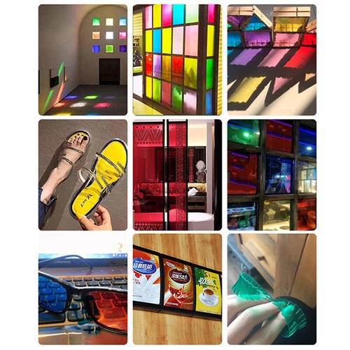 Transparent PVC Sheet A4 Colour Acetate Clear Film Plastic Light Filter ...