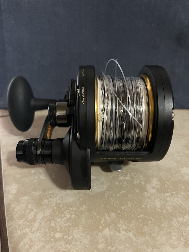 Penn Fathom 40N Lever Drag 2 Speed Multiplier Fishing Reel - FTH40NLD2 ...