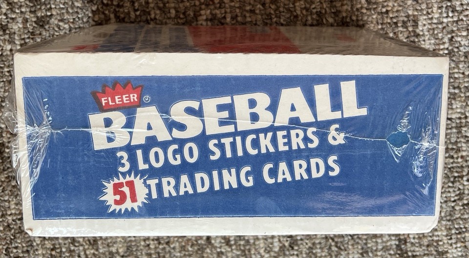 1987 Fleer Baseball Unopened Rack Pack Box 24 Sealed Rack Packs = 72 ...
