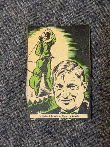 1937 D146 Doughnut (Donut) Corp Thrilling Moments Will Rogers Card | eBay