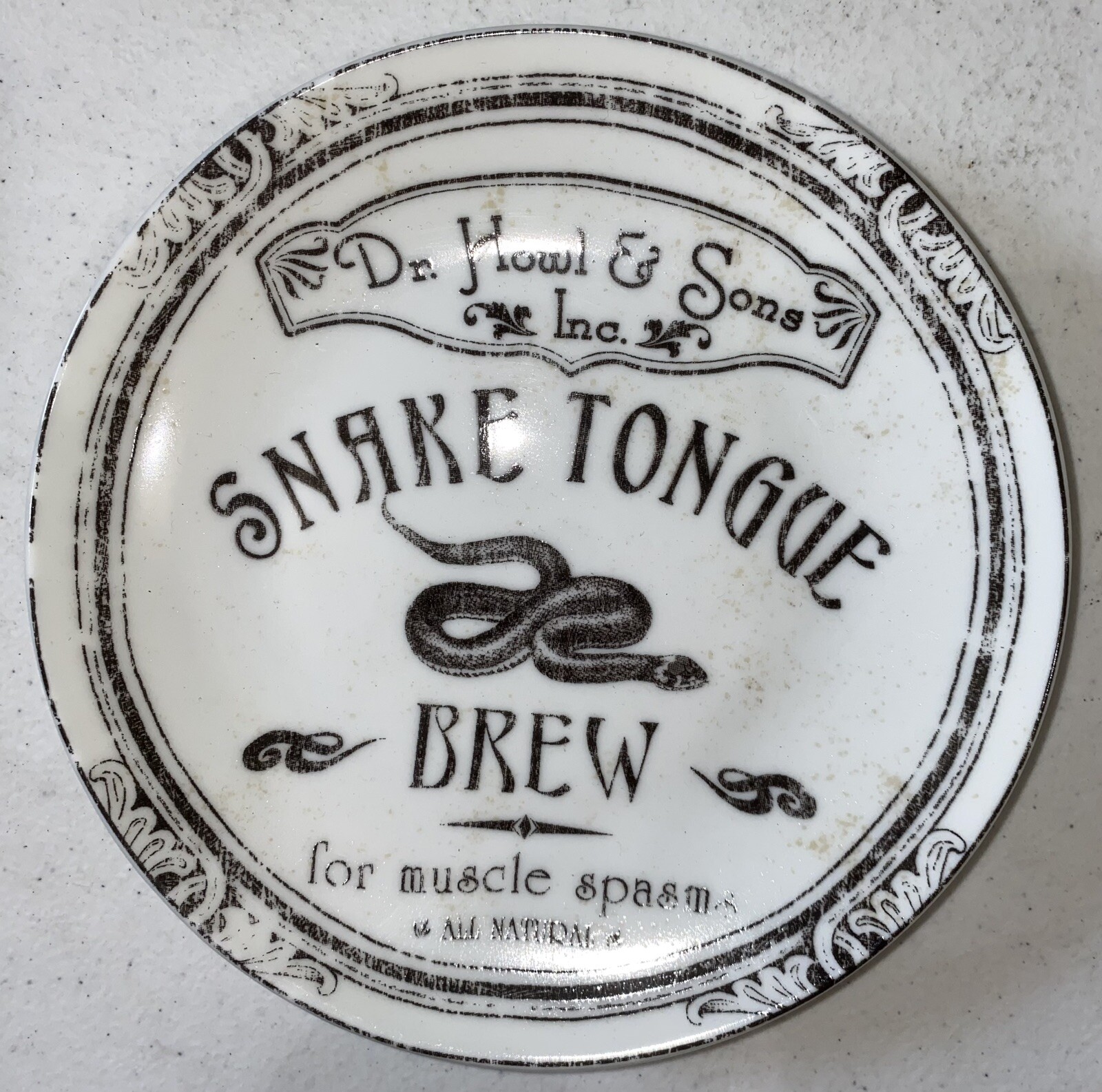 RARE 222 Fifth Hallow Apothecary Snake Tongue Brew Dessert Plate 6.25 ...