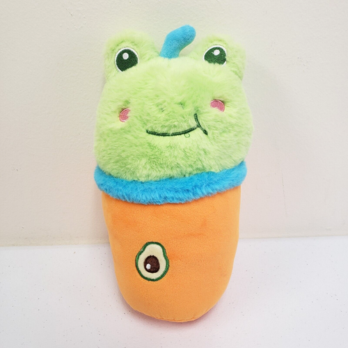 Happy Frog Avocado Green Orange Stuffed Animal Plush | eBay