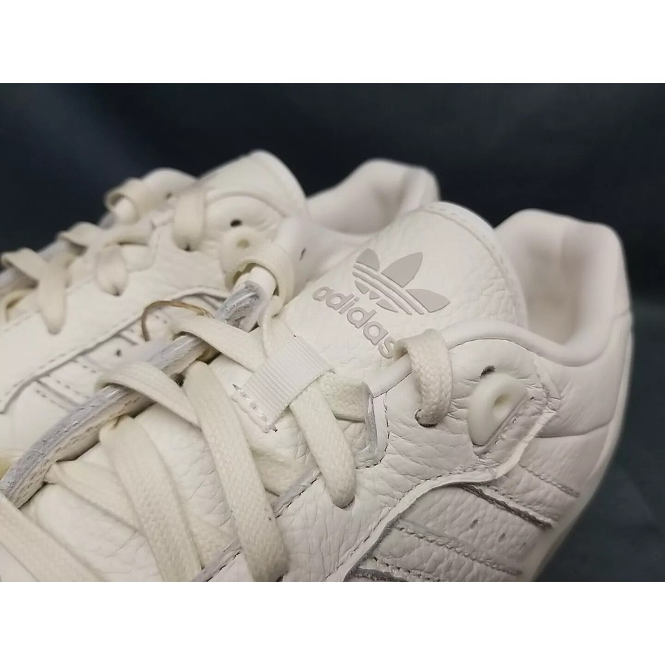 Adidas Men's Rivalry Lux Low Sneakers Leather White Ivory Size 10.5 NEW ...