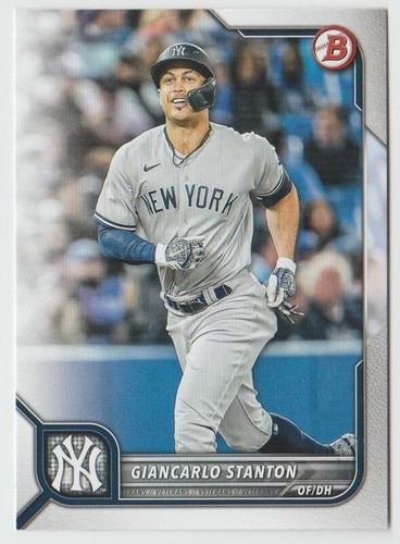 2022 Bowman #61 Giancarlo Stanton - New York Yankees | eBay