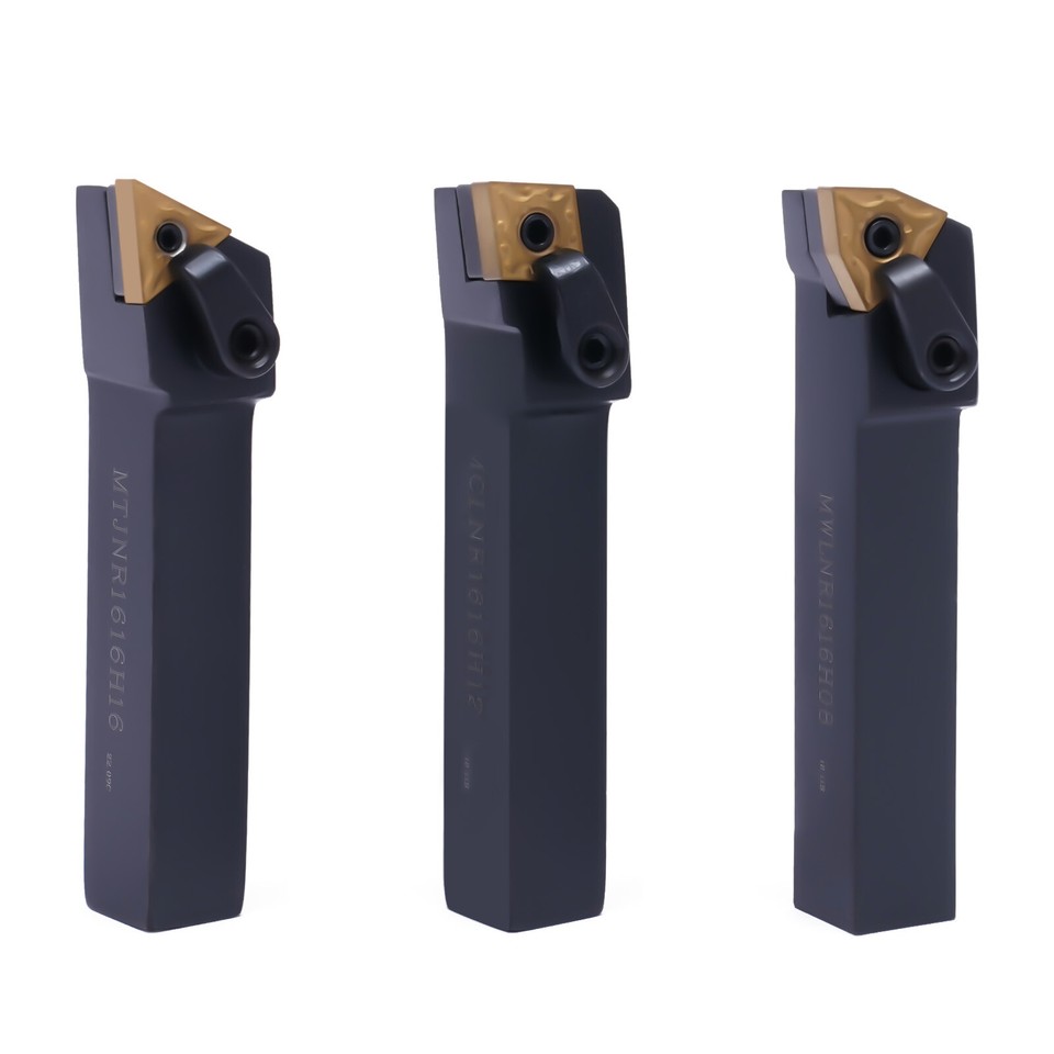 36Pcs Right Indexable Carbide Lathe Cutting Turning Tool Insert Holder ...