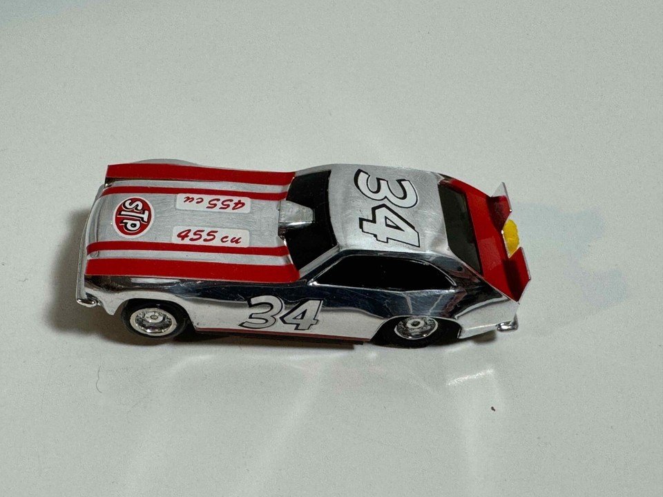 Tyco Pinto Funny Car HO Slot Car TESTED RARE Chrome STP Collectors ...