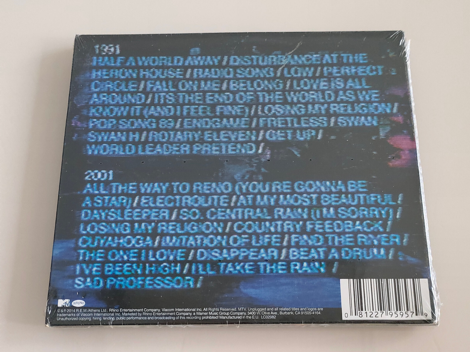 Unplugged 1991/2001: The Complete Sessions by R.E.M. (2CD, 2014) EU ...