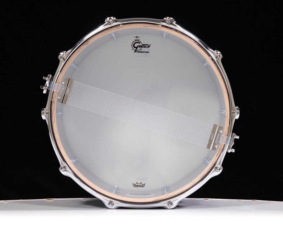 Gretsch Brooklyn 7x14 Satin Oil Snare Drum - Satin Black Metallic | eBay