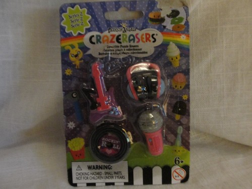 CRAZERASERS MUSIC ERASERS-FASHION ANGELS-GUITAR ERASER-MUSIC | eBay