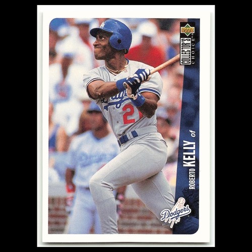 Roberto Kelly #184 1996 Collectors Choice Los Angeles Dodgers Baseball ...