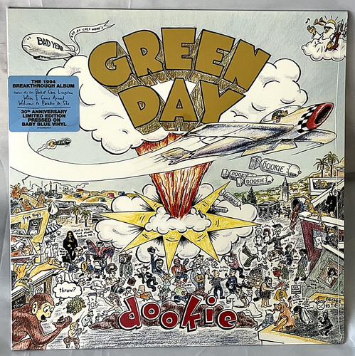 GREEN DAY - Dookie - Blue Color Vinyl LP 30th Anniversary Reprise NEW ...