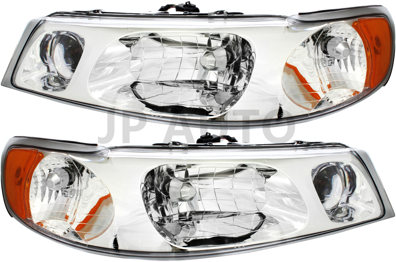 For 1998-2002 Lincoln Town Car Headlight Halogen Set Driver and ...