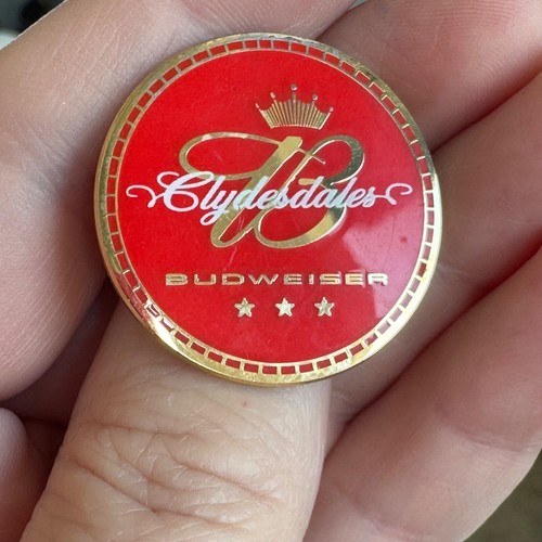 Budweiser Clydesdales Lapel Pin Enamel Red Gold | eBay