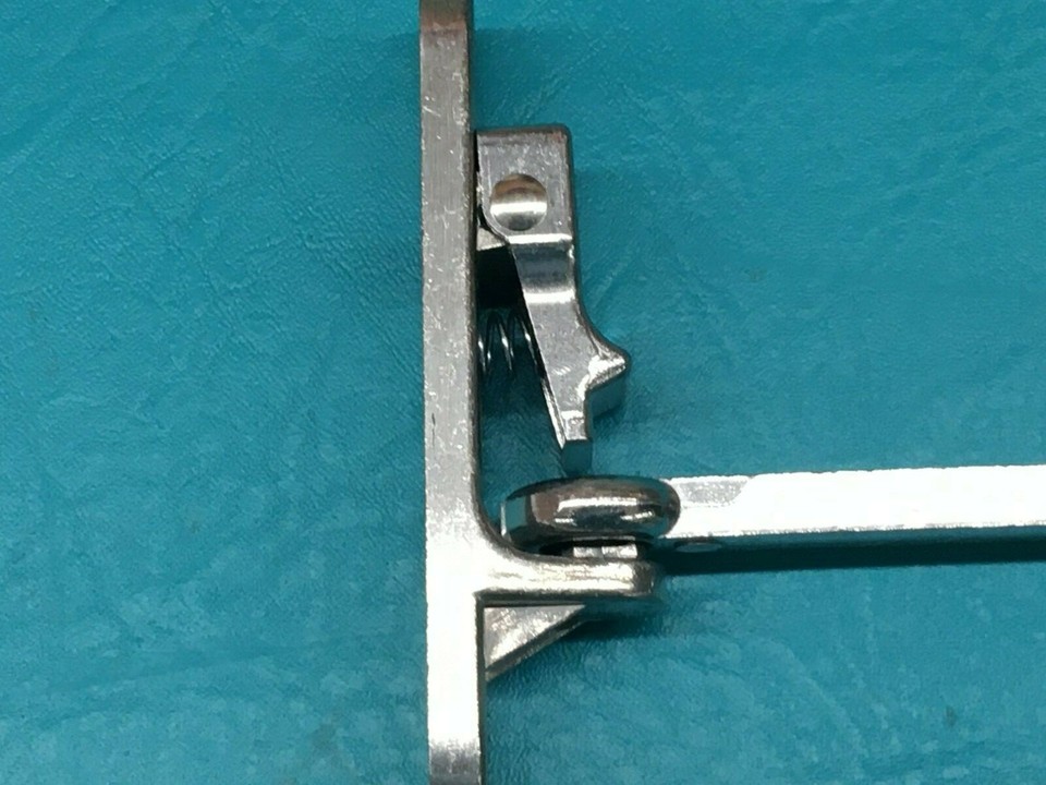 6" Aluminum Hook & Keeper Type Spring Loaded Door Hold Latch Catch ...