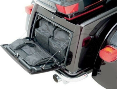 Black Rear Trunk Liner Luggage Bag For Harley Tri Glide Ultra FLHTCUTG ...