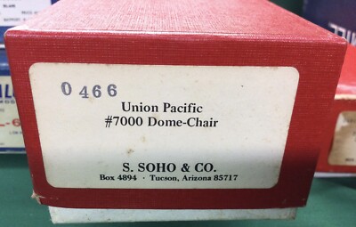 SOHO 0466 Brass H.O. Union Pacific #7000 Dome-Chair Undecorated Nice ...