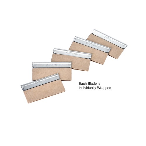 CRL KKB12-XCP100 .012" Single Edge Metal Heavy-Duty Razor Blades - pack ...