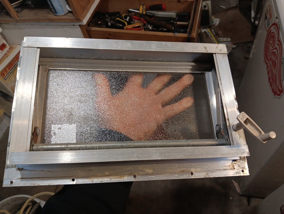 Vtg Motorhome Camper Trailer RV Hehr Small Vent Crank Out Window W ...