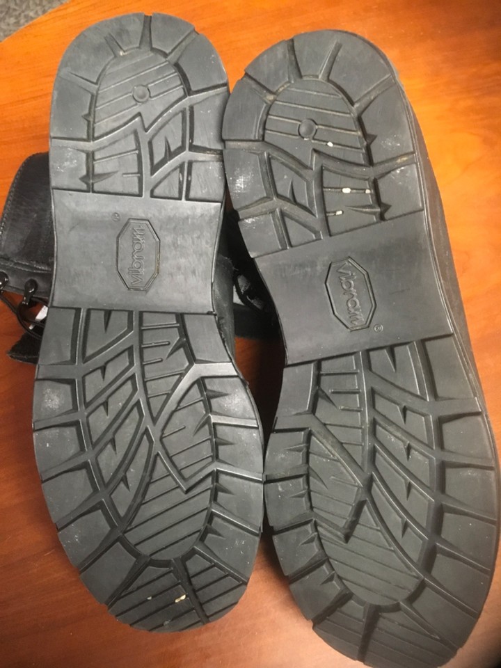 Belleville 360ST Boots Men's Size 12.5 Black Leather Steel Toe Made USA ...