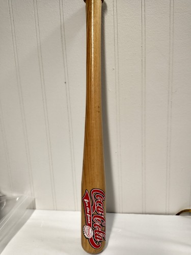 Vintage 1998 Coca-Cola 18" Wood Baseball Bat Kid Size Advertising ...