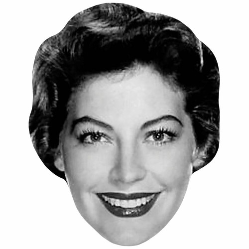 Ava Gardner (Smile) Celebrity Mask, Flat Card Face | eBay