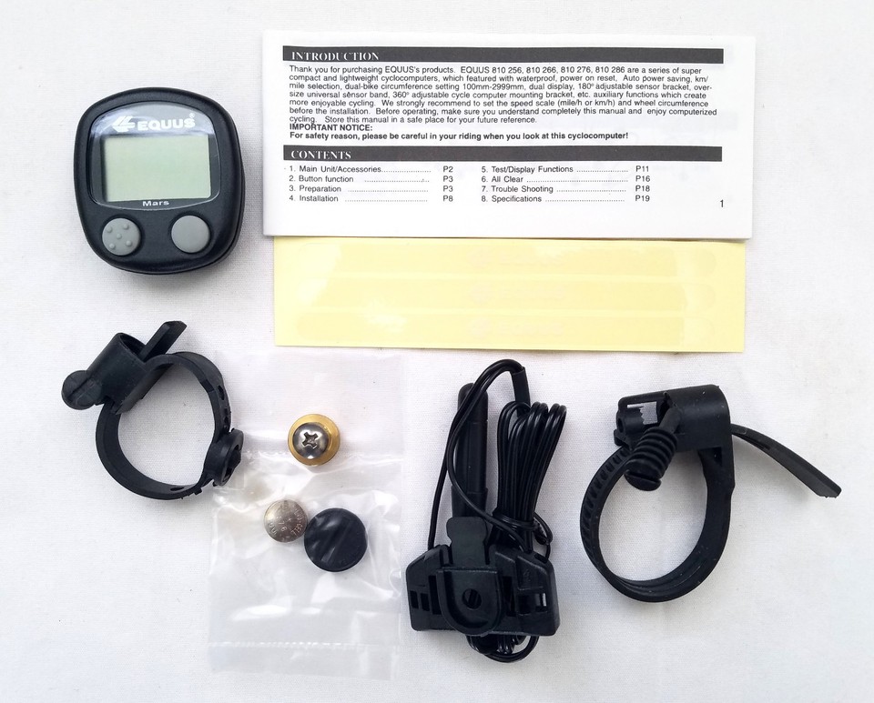 Equus 810 266 Mars Cyclo-computer Computer 6 Functions | eBay