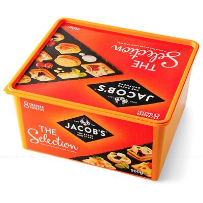 Jacob's Selection 8 Varieties Cracker Biscuits Variety Box for Cheese Tub 900g | eBay