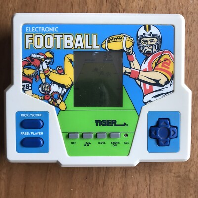 1987 Tiger Football Electronic Handheld LCD Sports Game Vintage. Works ...