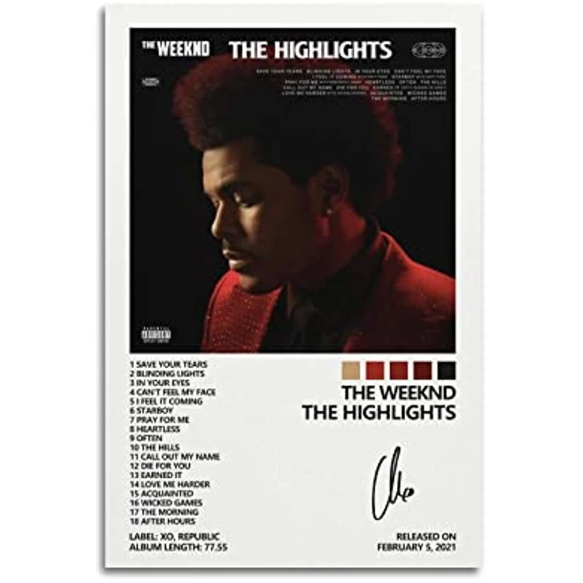 The Weeknd Album Covers