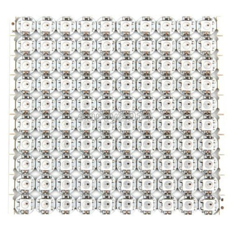 10PCS Mini PCB Board WS2812B WS2811 IC 10mmx3mm 5V SMD 5050 RGB LED ...