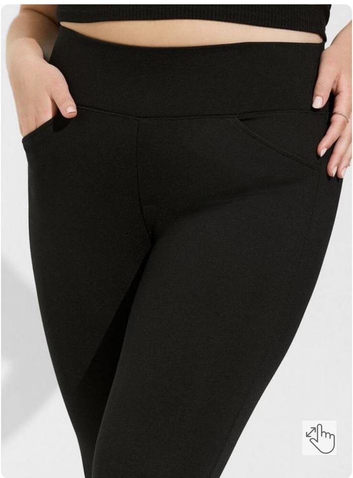 Torrid - POCKET PIXIE Pocket SKINNY STUDIO LUXE PONTE HIGH-RISE PANT ...
