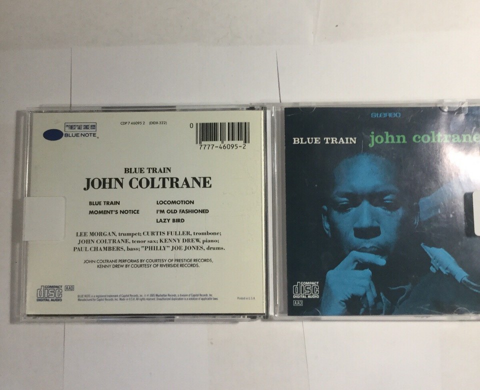 Blue Train by John Coltrane (CD, Feb-1987, Blue Note (Label ...