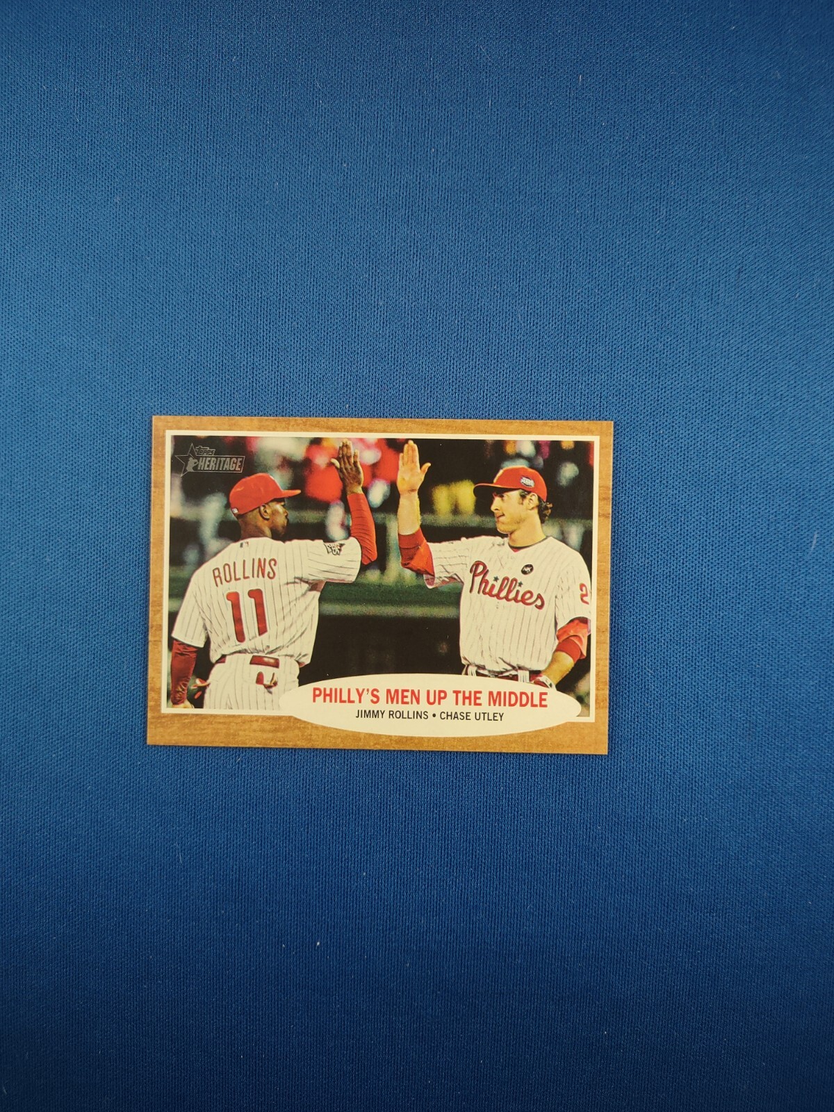 2011 Topps Heritage - #72 Chase Utley, Jimmy Rollins for sale online | eBay