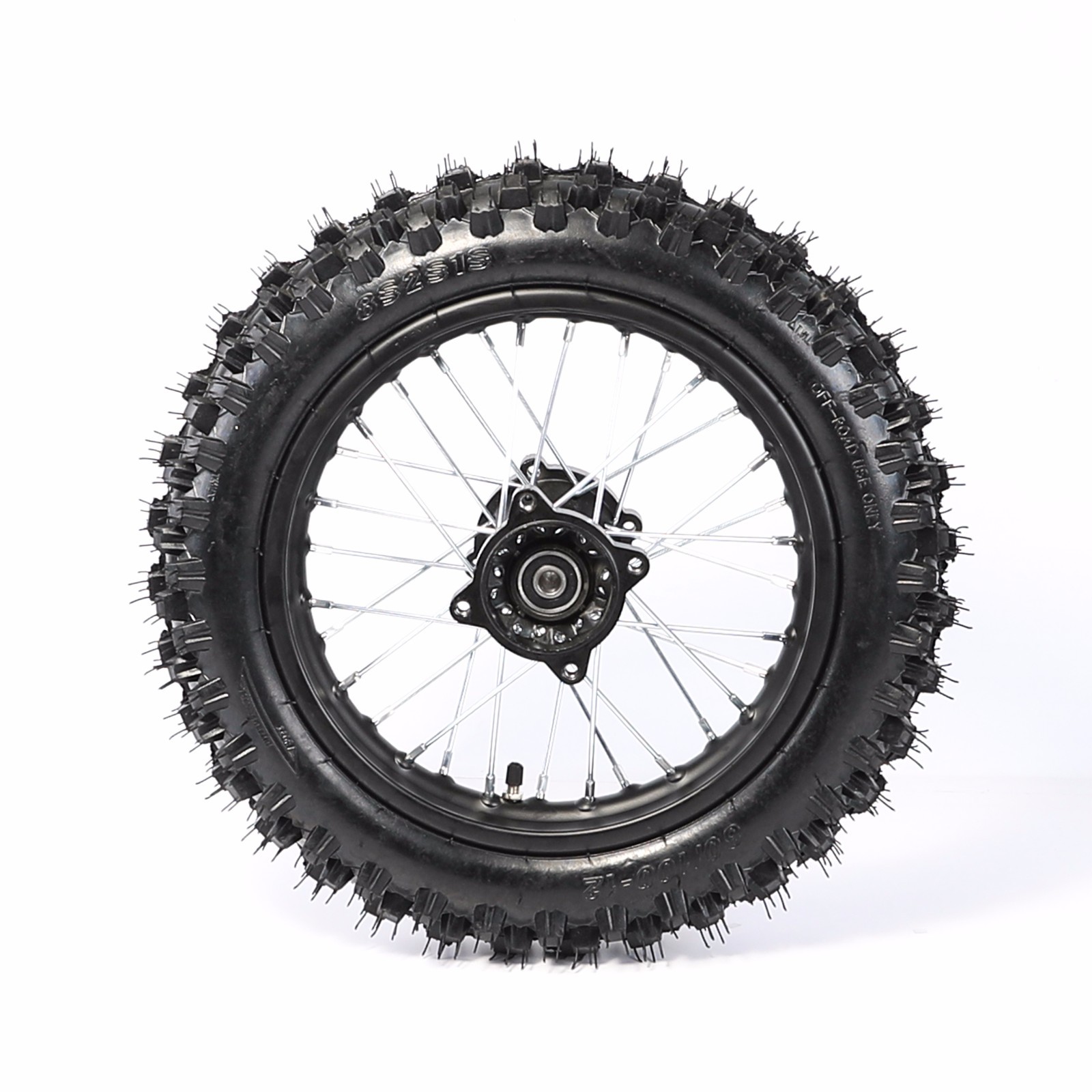 12" inch 3.00-12 Rear Tire & Rim Wheel for KLX110 DRZ PW80 TTR90 TTR ...