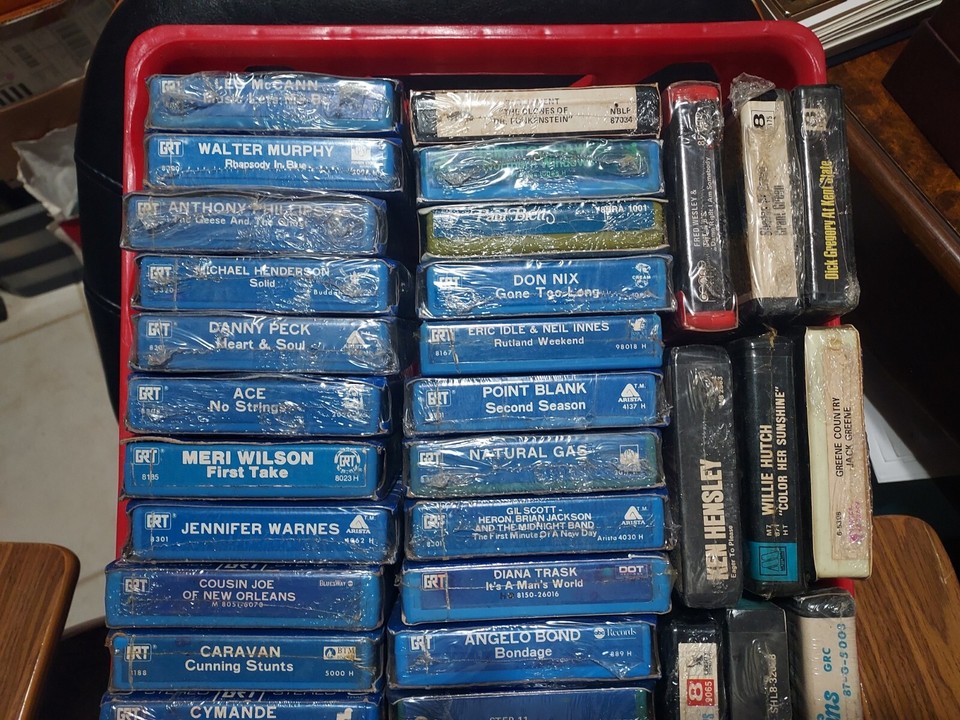 RARE 8 TRACK TAPES-$3 each of YOUR CHOICE-VARIOUS GENRE and ARTISTS-WE ...