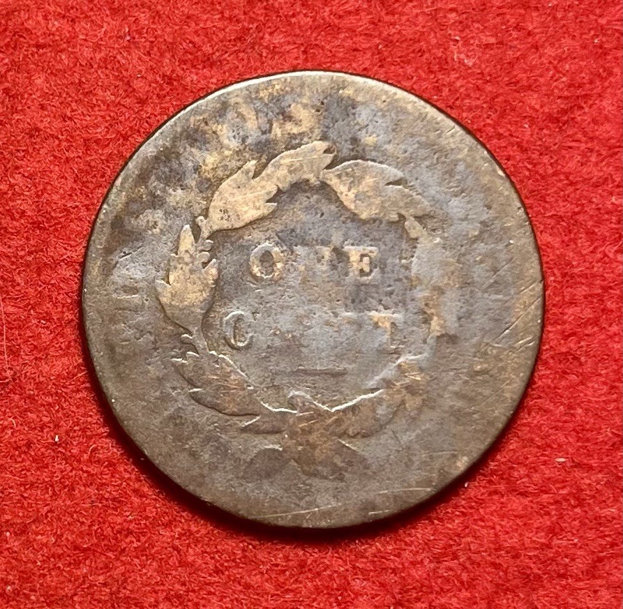 1817 Large Cent Coronet Head 1C Copper Penny Obsolete U.S. Coin - Set ...