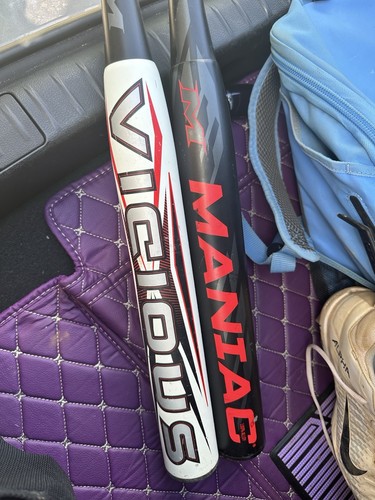 Miken Vicious & Maniac Slowpitch Softball Bats Dual Pac 34/27 (great ...