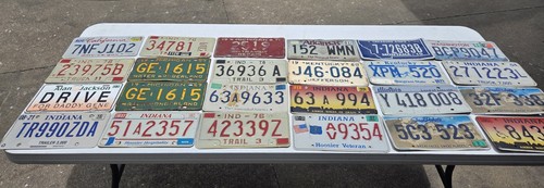 LOT OF 24 EXPIRED LICENSE PLATES MIXED STATES 1959 - Current | eBay
