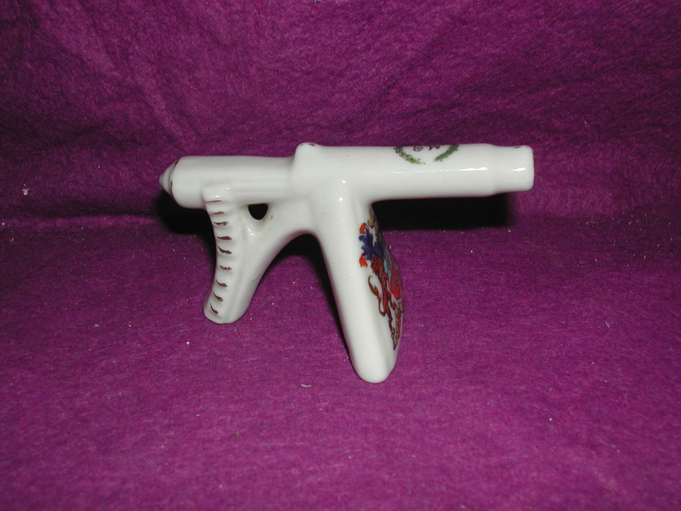 CARLTON Crested China WW1 Machine Gun. LANCASTER Crest. (Ja) | eBay UK