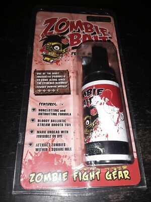 Spray-On ZOMBIE BAIT ZOMBIE FIGHT GEAR RARE FRESH MEATY SCENT! ZOMBIES ...