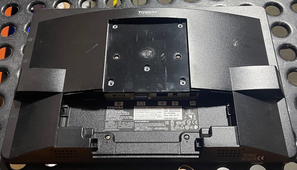 Toshiba 6149-B1T 15.6" Touch Monitor, Widescreen *No Stand Just Monitor ...