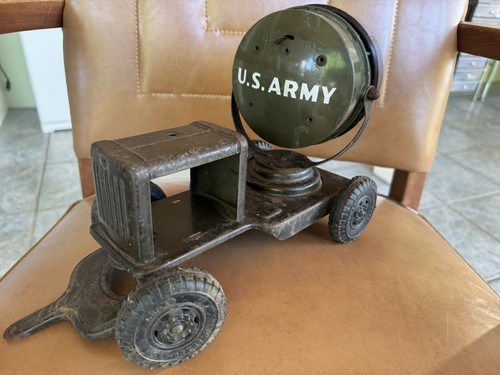 Louis Marx & Co Lumar US Army Searchlight Trailer Truck Toy Made In USA ...