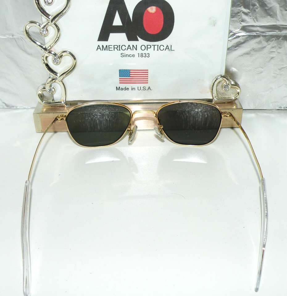 US MILITARY AMERICAN OPTICAL AO 12K GF HGU-4/P AVIATOR SUNGLASSES BOX 22 RE RB | eBay