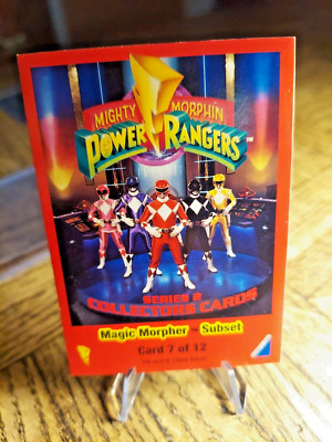 POWER RANGERS TRADING CARD MAGIC MORPHER SUBSET CARD # 7 OF 12 "PUTTY ...