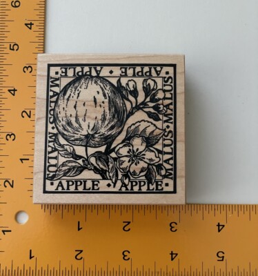 Apple Rubber Stamp by PSX G-1300 - Fruit | eBay