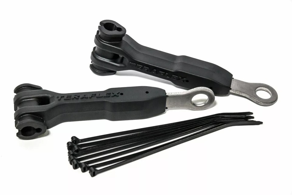 TeraFlex Universal 1-Hole Front Brake Line Anchor Kit For Jeep Wrangler ...