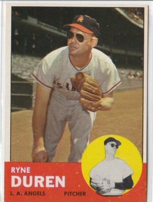 1963 Topps Ryne Duren #17 | eBay