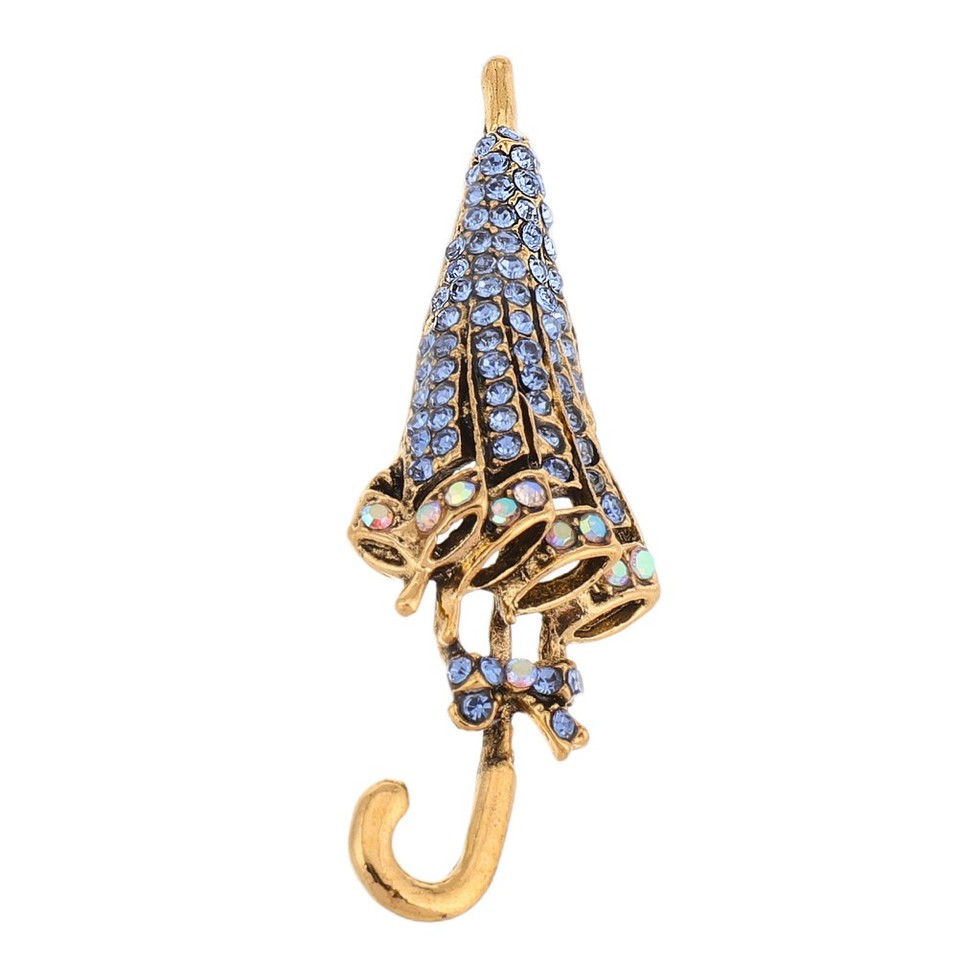 Hat Lapel Pin Decorative Umbrella Dress Pins for Women Clothes Brooch ...