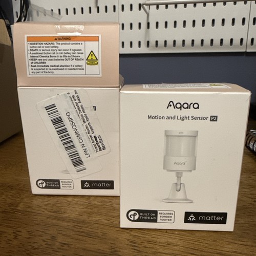 2 New Aqara Motion and Light Sensor P2 Matter Smart Homes, Open Box | eBay