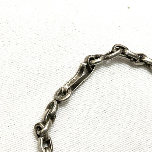 Vintage Sterling Silver Hand Made Linked Ling Chain Necklace Taxco ...